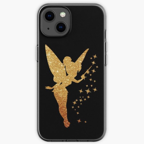 Cell Phones & Accessories | Tinkerbell Gold Glitter Iphone Case | Poshmark